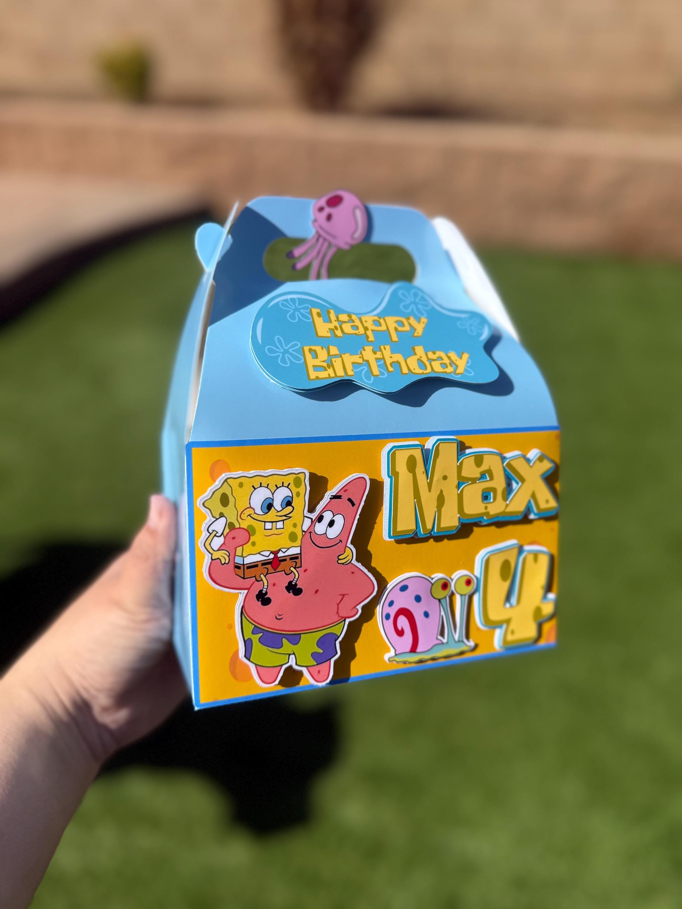 Spongebob Favor Boxes - Etsy
