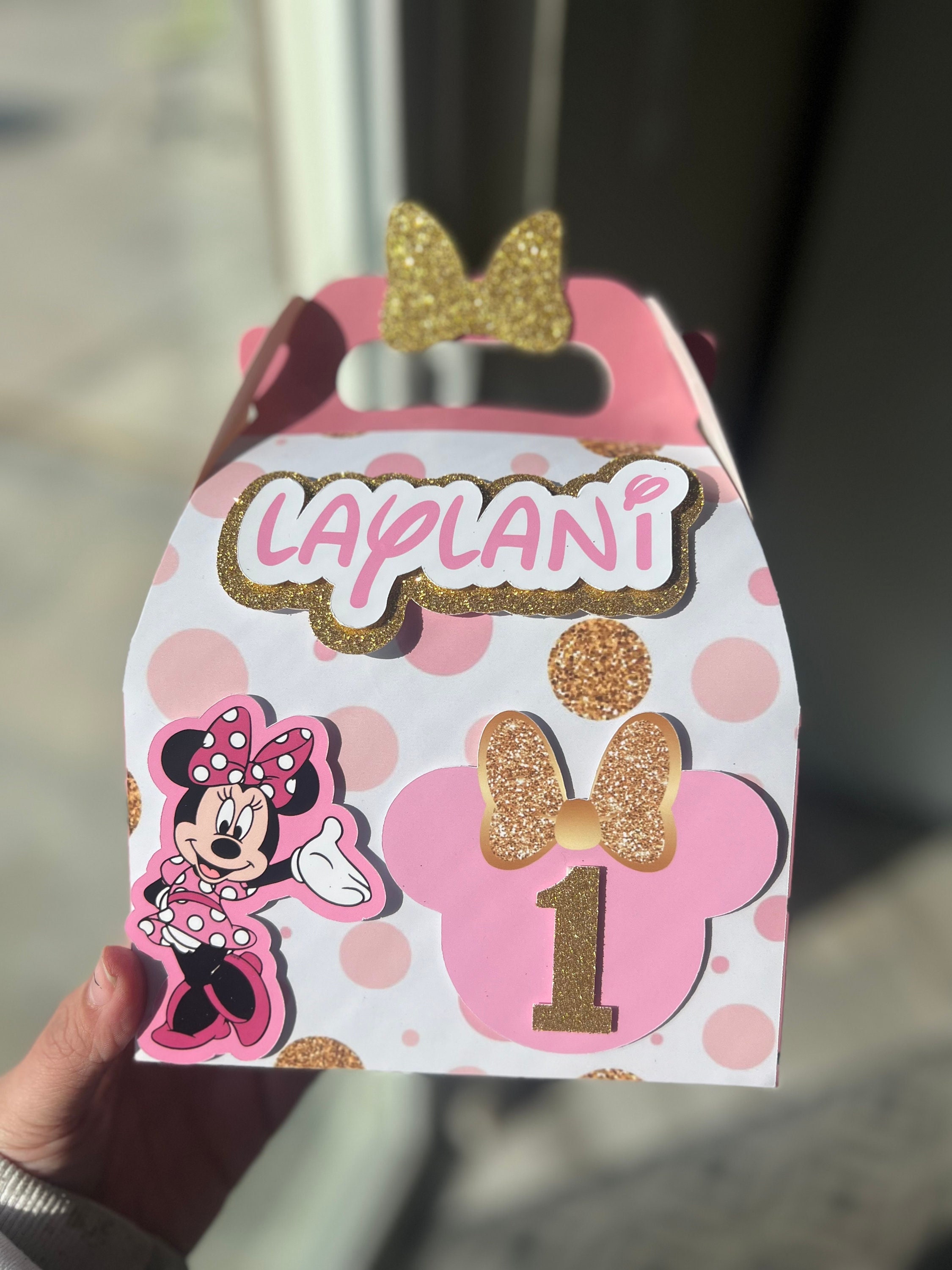 Minnie Mouse Favor Boxes - Etsy