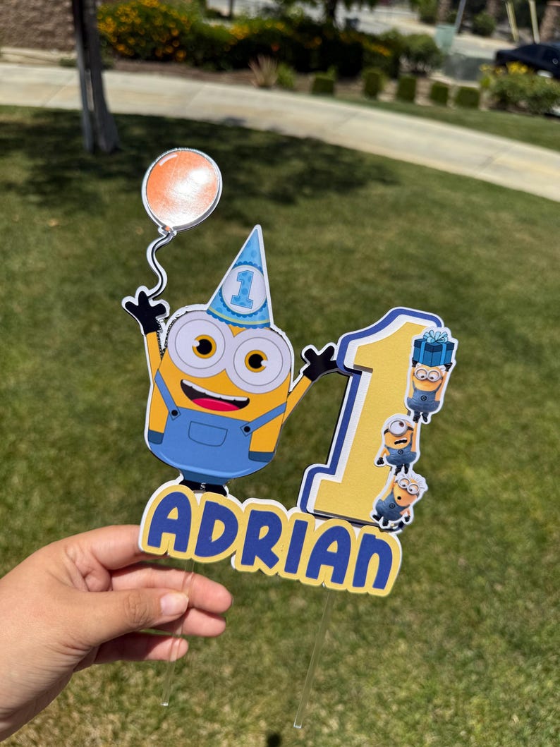 Minions Cake Topper - Etsy