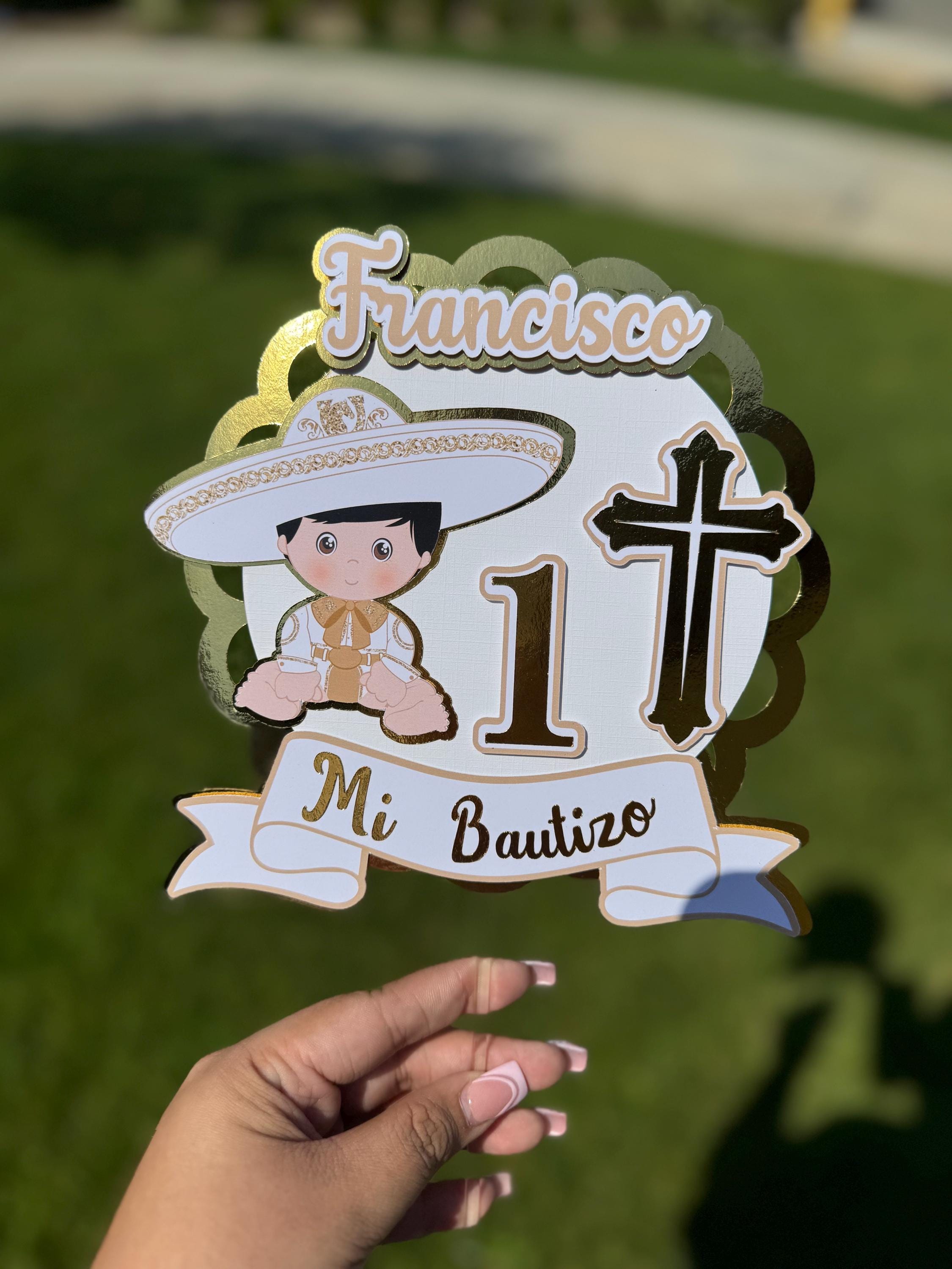 Mi Bautizo Baby Charro Cake Topper - Etsy