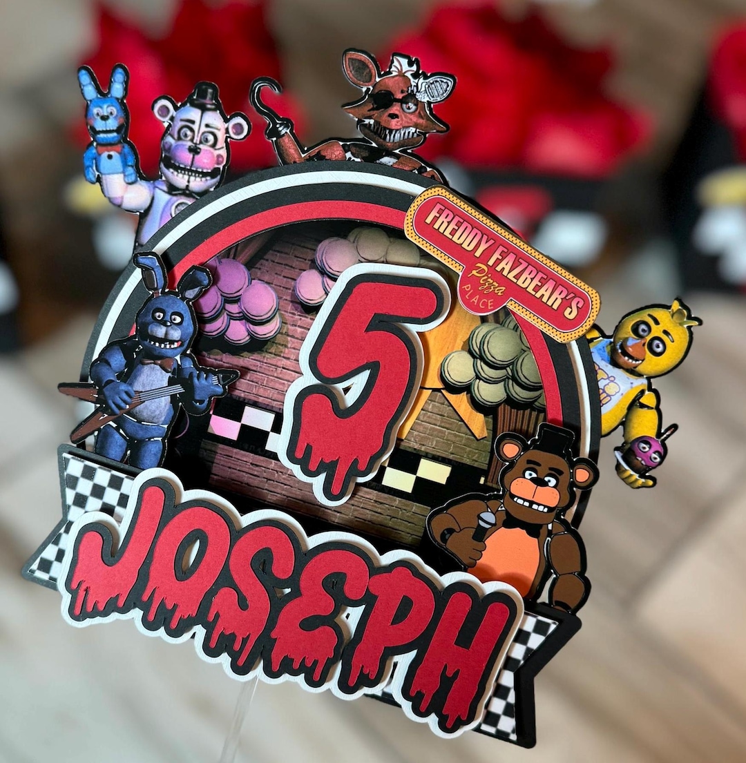 Five Nights at Freddy Cake Topper - Etsy