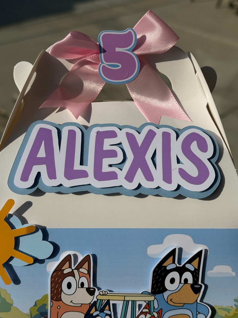Bluey Favor Boxes - Etsy