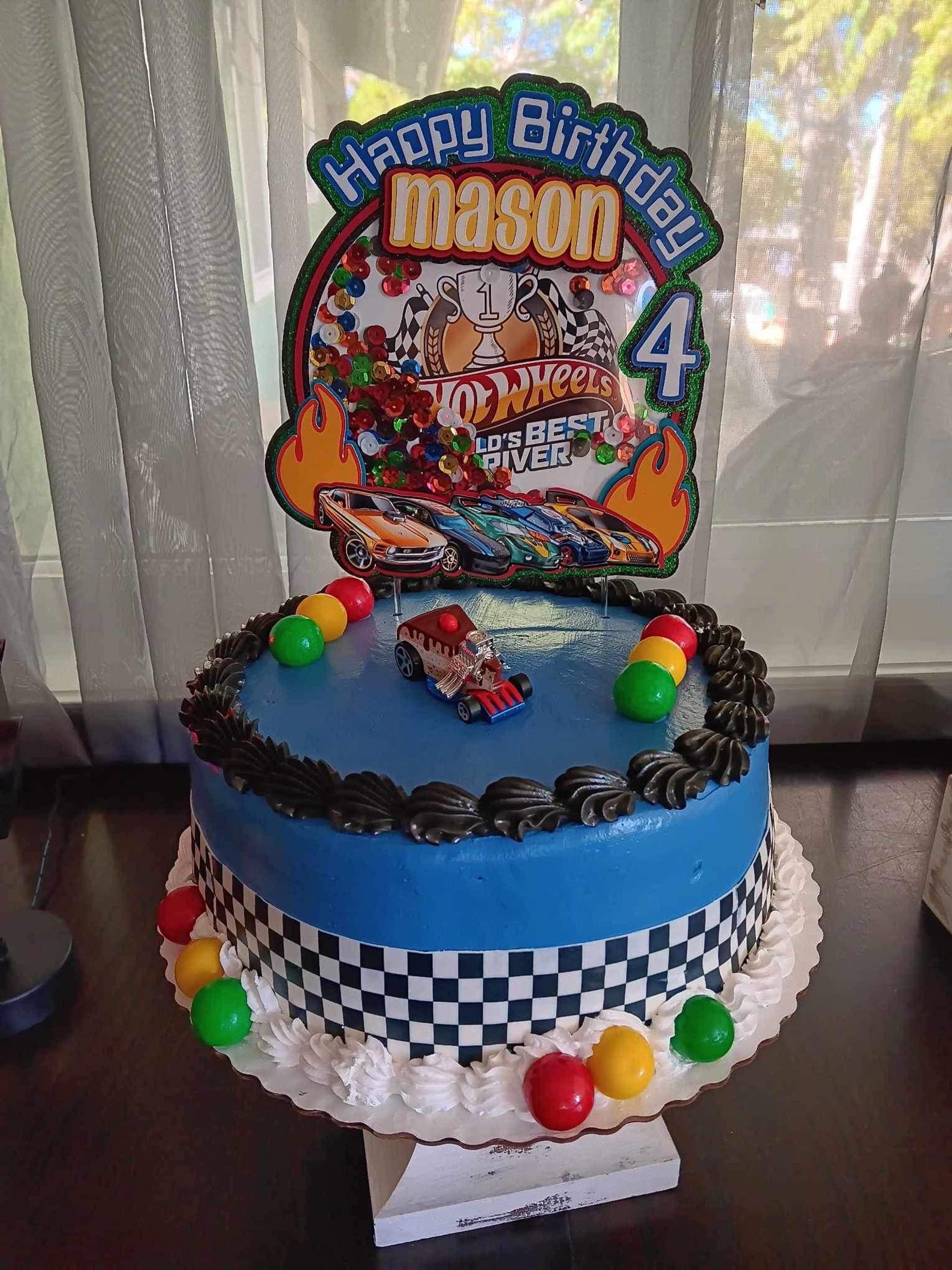 Hot Wheels Cake Topper - Etsy