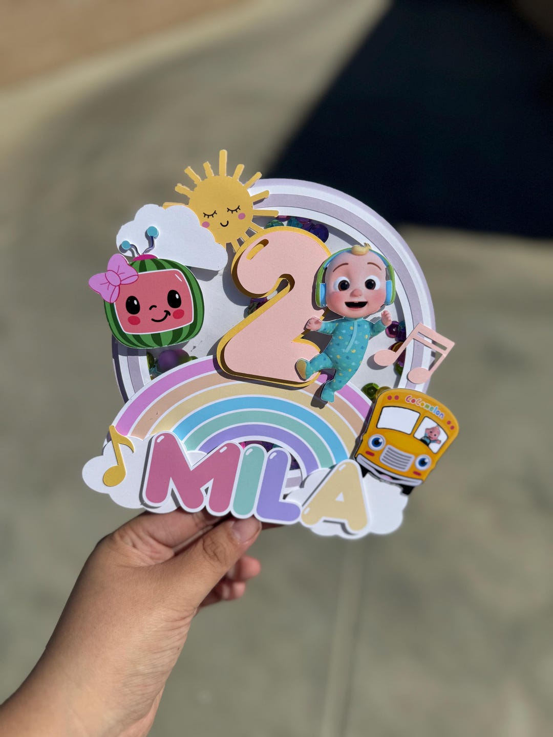 Cocomelon Cake Topper - Etsy