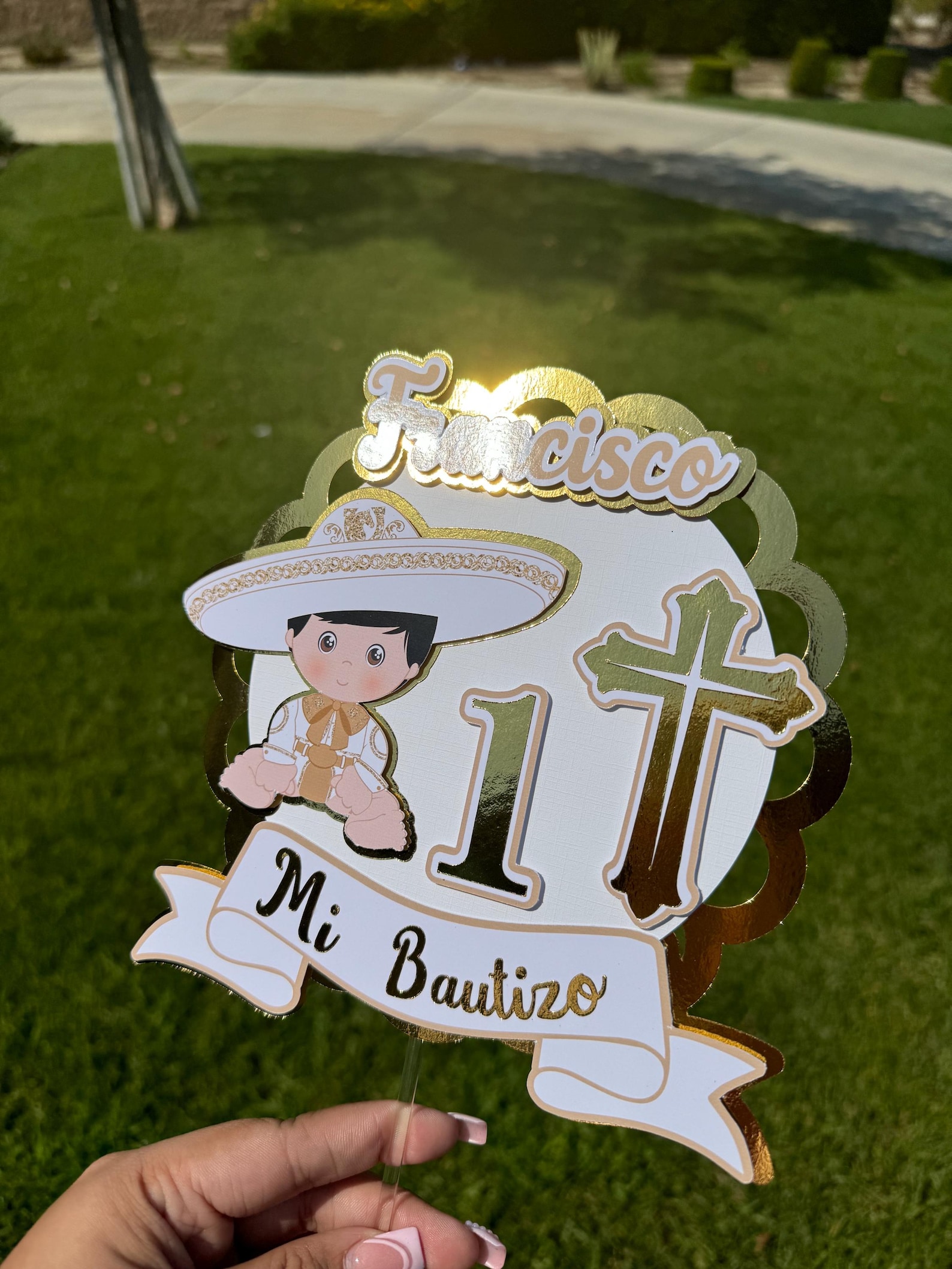 Mi Bautizo Baby Charro Cake Topper - Etsy