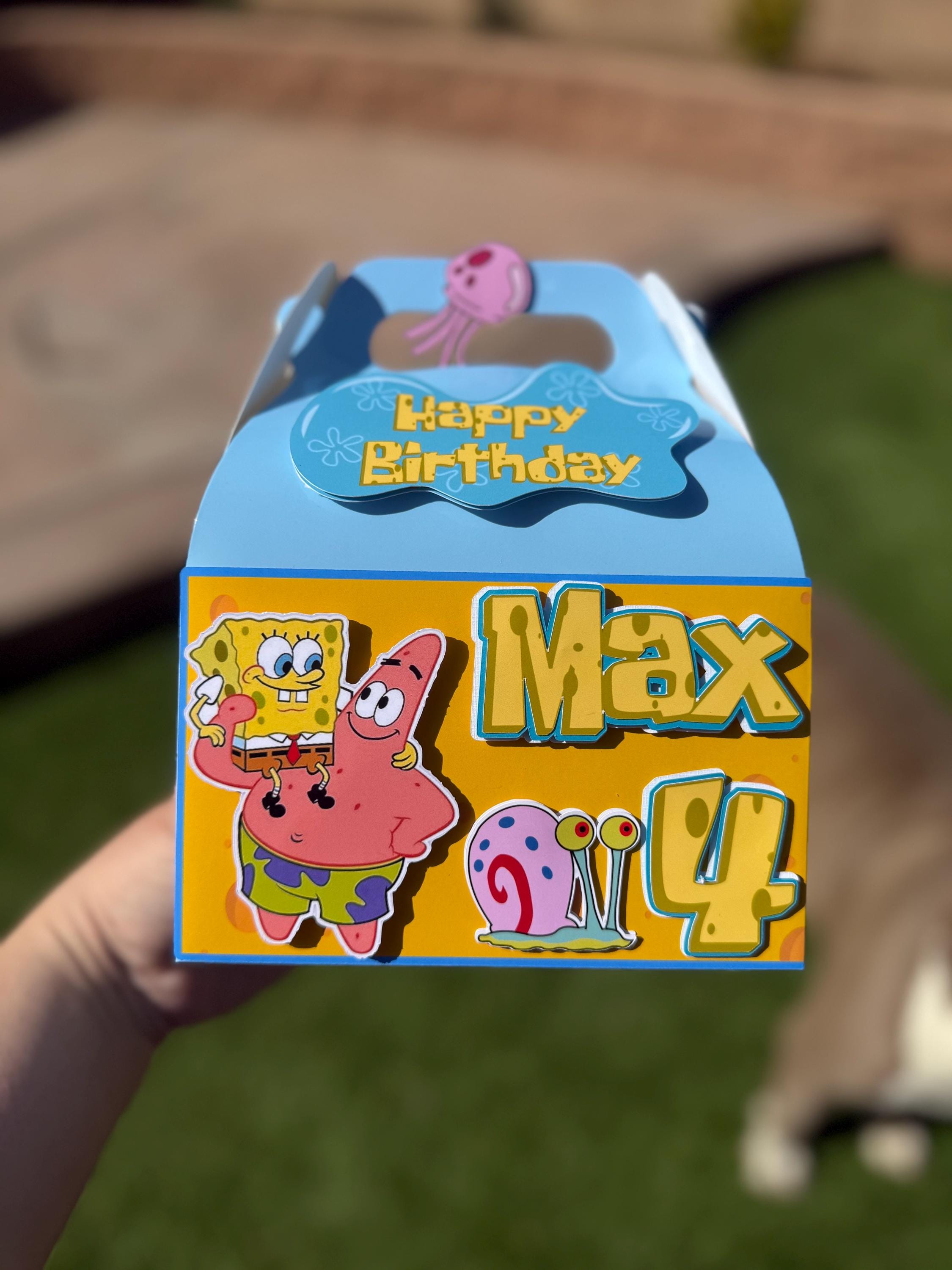 Spongebob Favor Boxes - Etsy