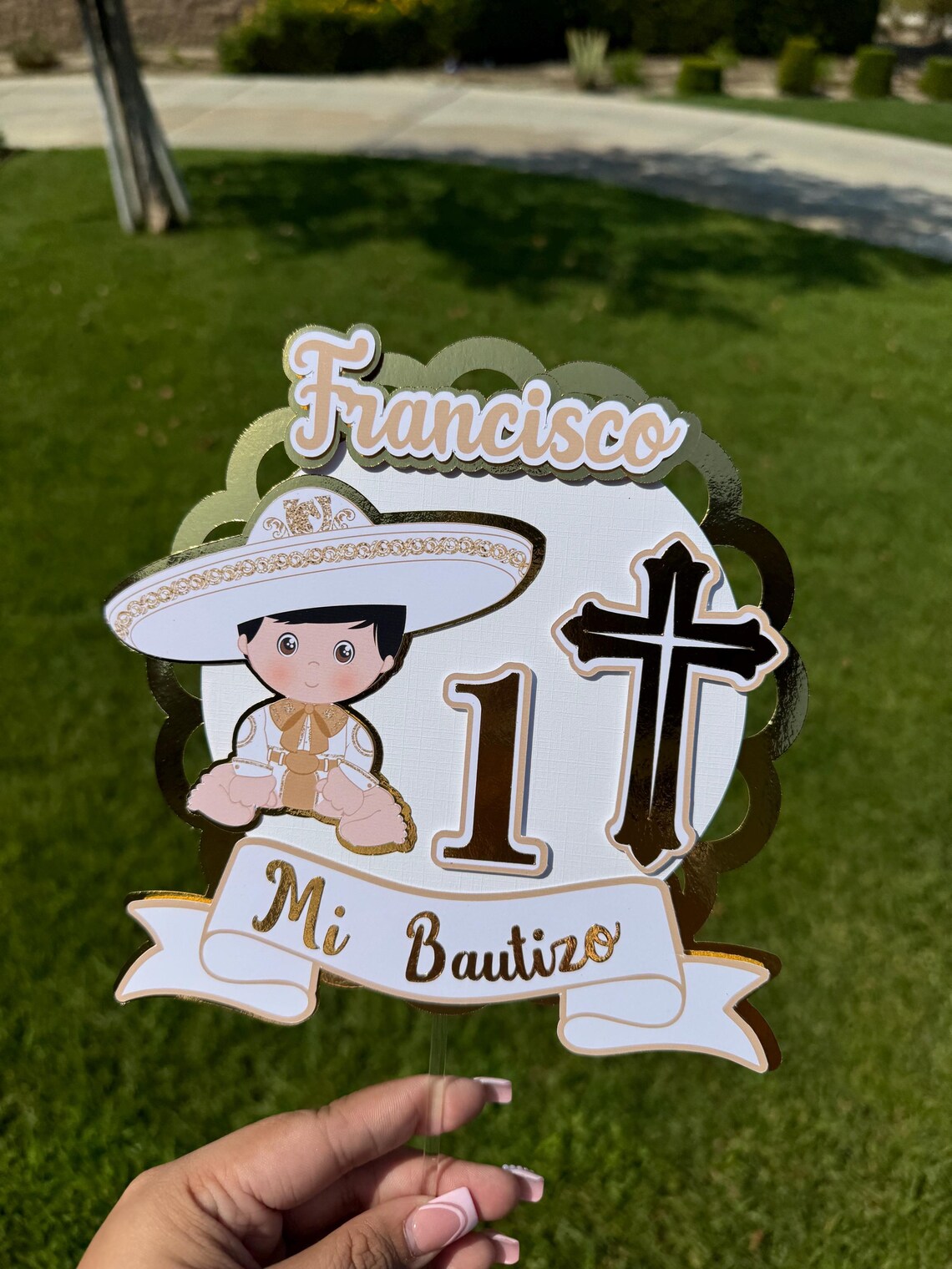 Mi Bautizo Baby Charro Cake Topper - Etsy