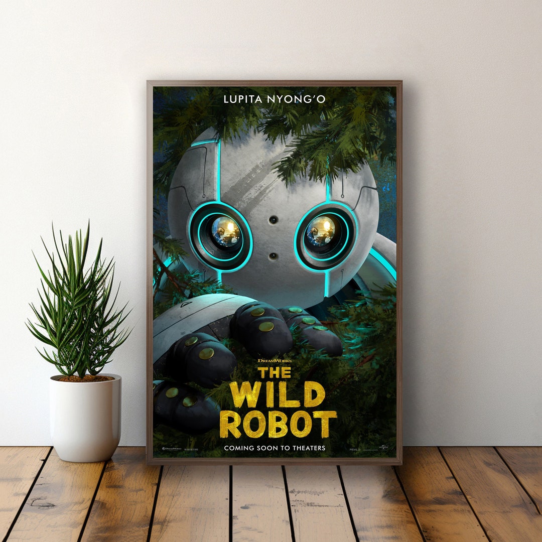 The Wild Robot Movie Poster High Quality Print Wall Art Gifts for Him ...