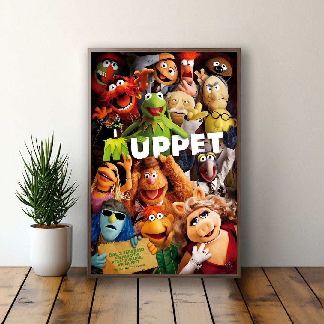 The Muppet Movie Movie Poster High Quality Print Wall Art Gifts for Him ...