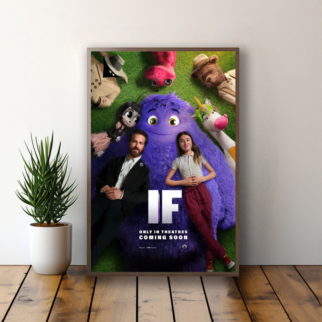 Imaginary Friends/if Movie Poster High Quality Print Wall Art Gifts for ...