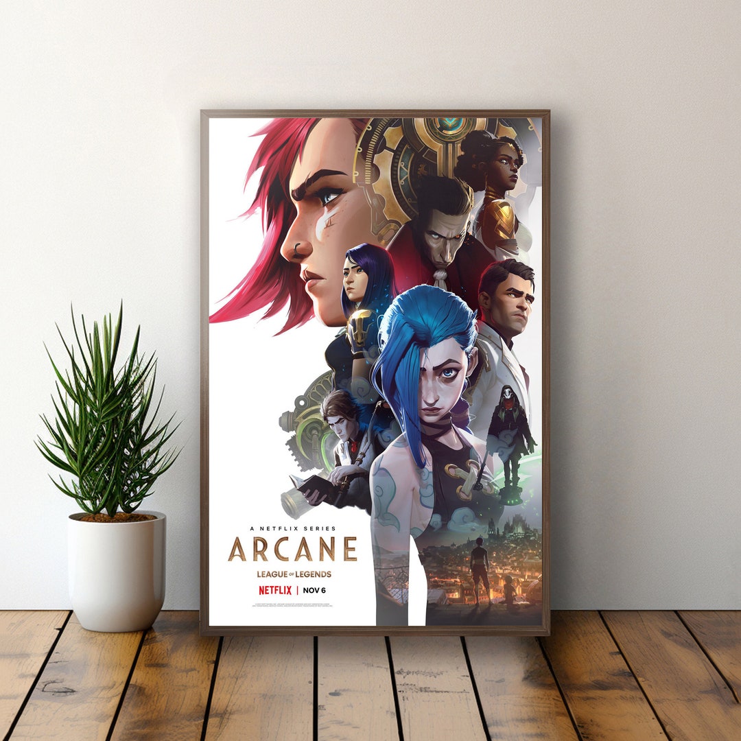 Arcane Season 2 Movie Poster High Quality Print Wall Art Gifts for Him ...
