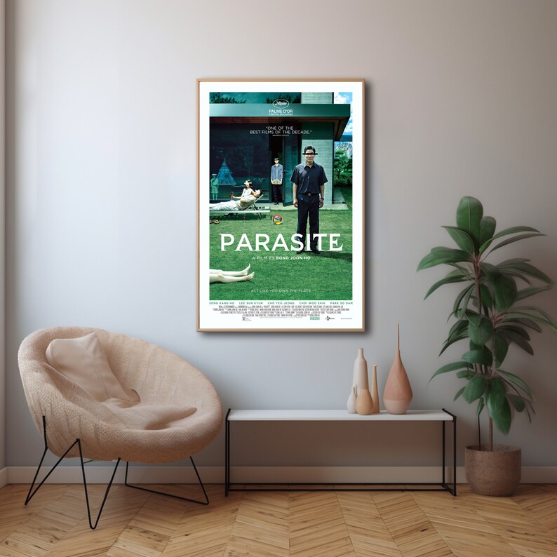 Parasite Movie Poster High Quality Print Wall Art Gifts for Him/her ...