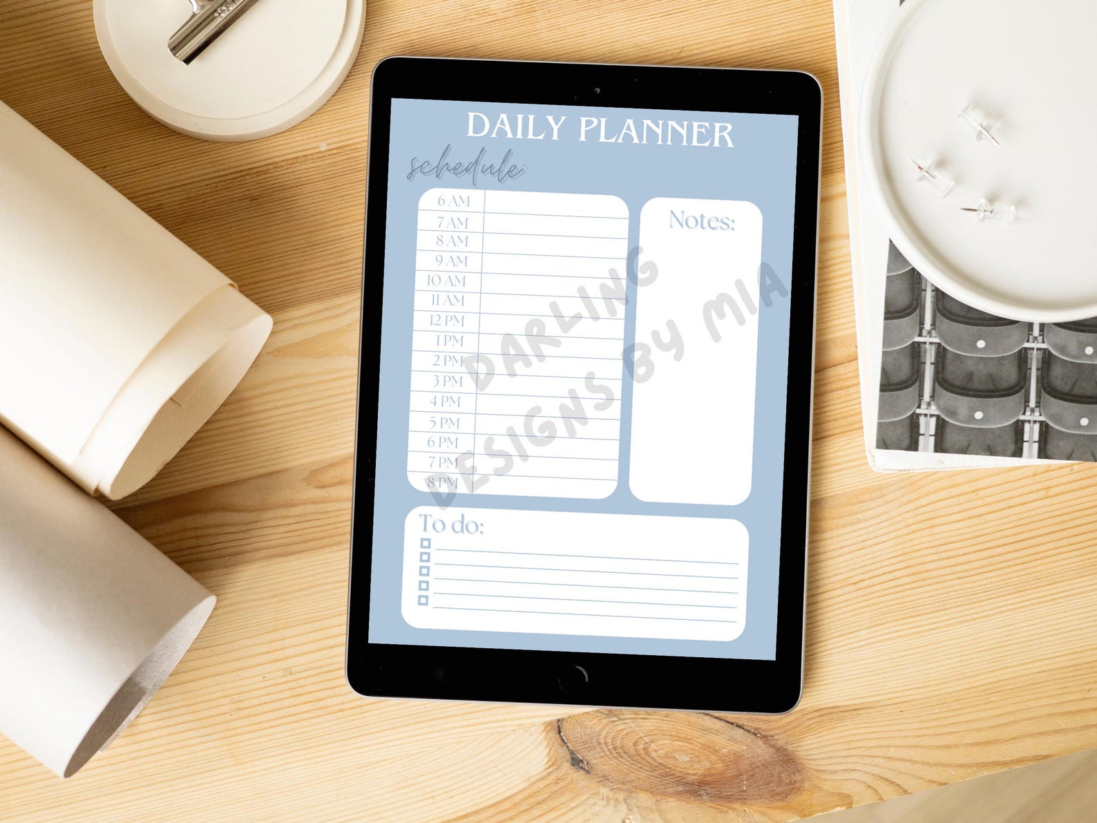 Minimalistic Daily Planner - Etsy