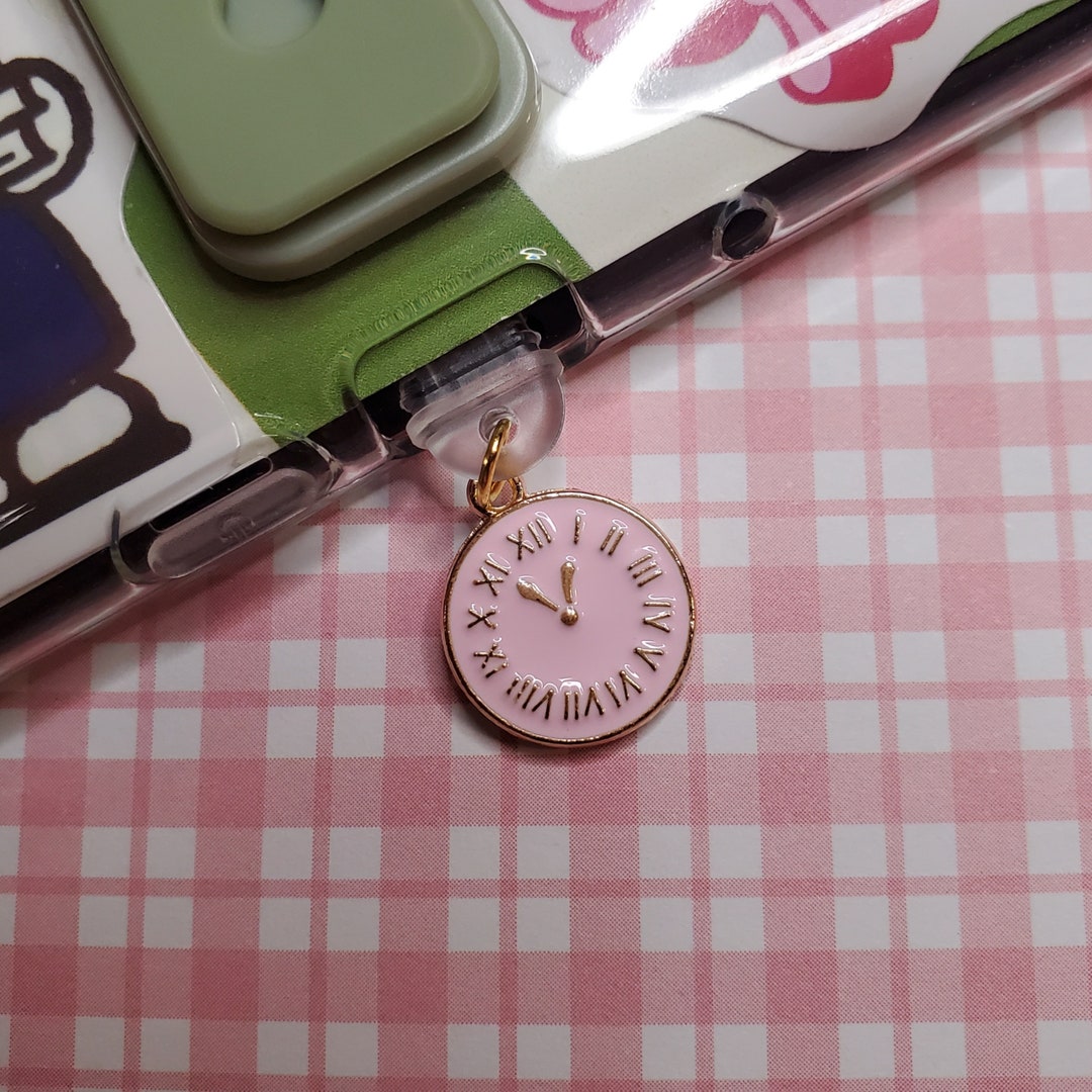 Double Sided Pink Clock Midnights Themed Kindle Charm | Phone Charm ...