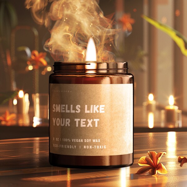 Personalised Candles - Etsy UK