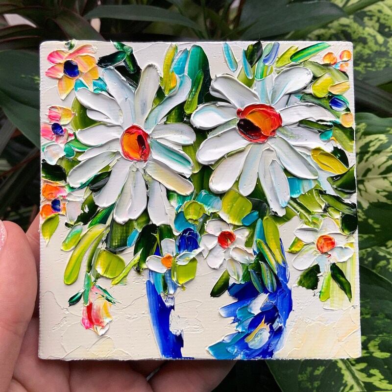 Floral Paintings on Canvas - Etsy