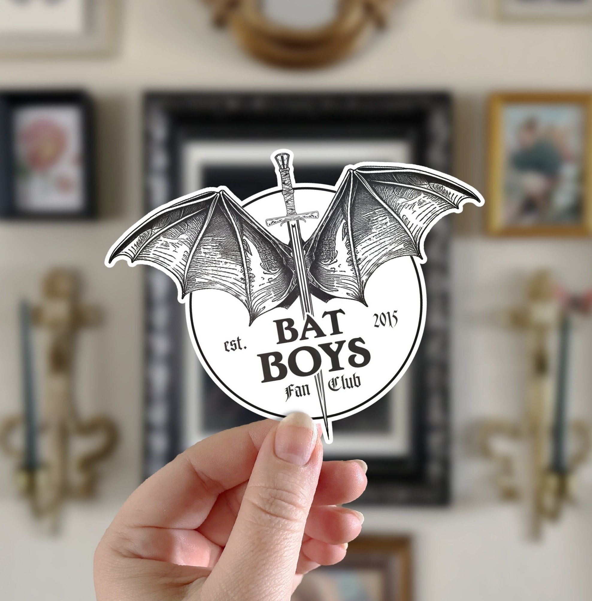 ACOTAR the Bat Boys Fan Club 2.5 Inch Vinyl Sticker SJM Booktok - Etsy