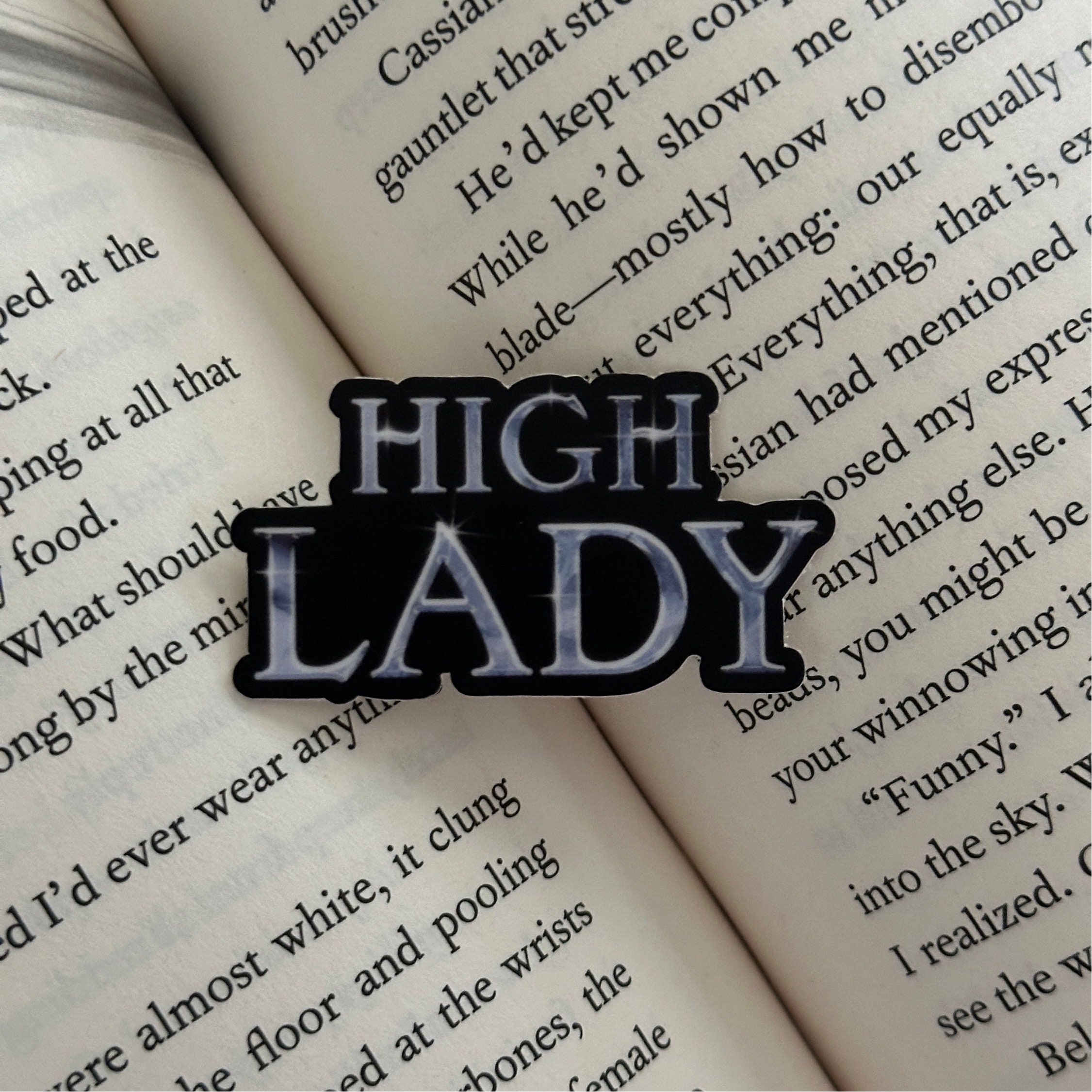 ACOTAR High Lady 2 Inch Vinyl Sticker SJM Booktok - Etsy