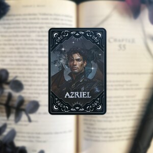 ACOTAR Azriel Shadowsinger Decorative Tarot Card Vinyl Sticker SJM ...