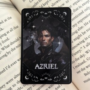 ACOTAR Azriel Shadowsinger Decorative Tarot Card Vinyl Sticker SJM ...