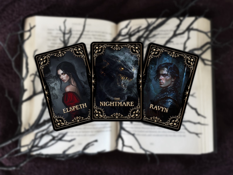 One Dark Window Elspeth Spindle Decorative Tarot Card 2.5 Inch Vinyl ...