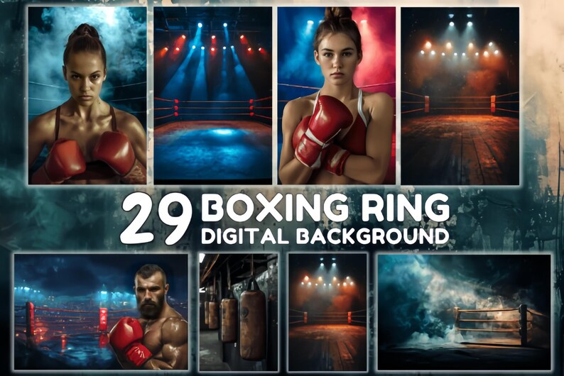 Boxing Backdrop Sport Backgrounds, Photoshop Boxing Backdrops Templates ...