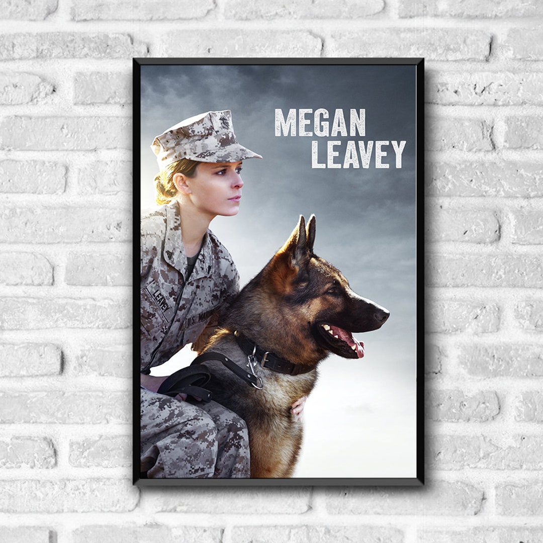 Megan Leavey 2017 Movie Poster Print,canvas Wall Art,personalized Movie ...