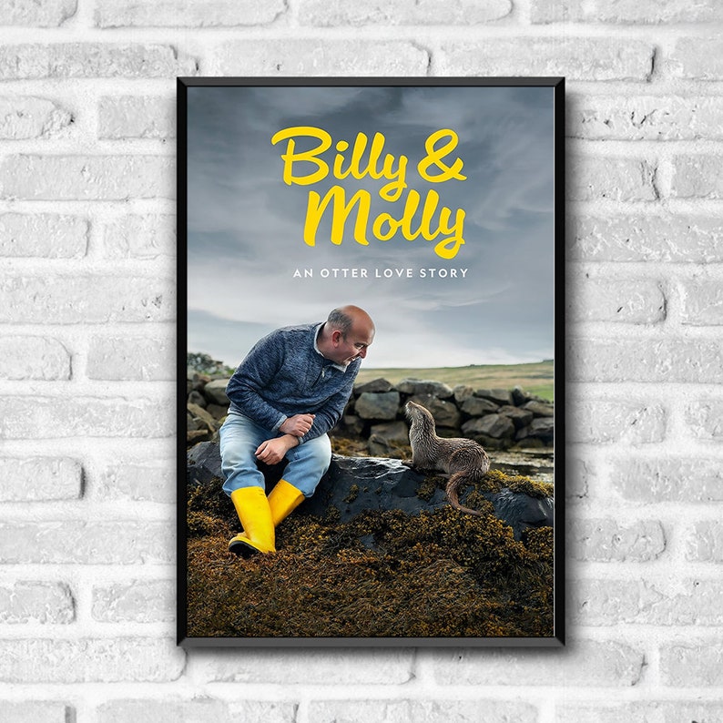 Billy & Molly an Otter Love Story 2024 Movie Poster Print,canvas Wall Art,personalized Movie ...