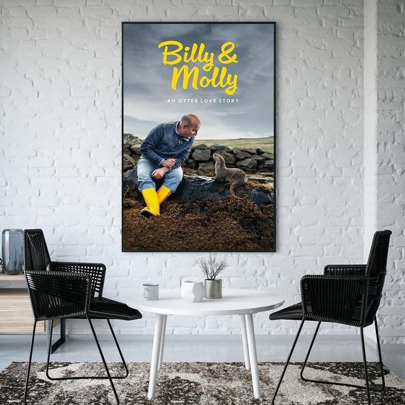 Billy & Molly an Otter Love Story 2024 Movie Poster Print,canvas Wall Art,personalized Movie ...