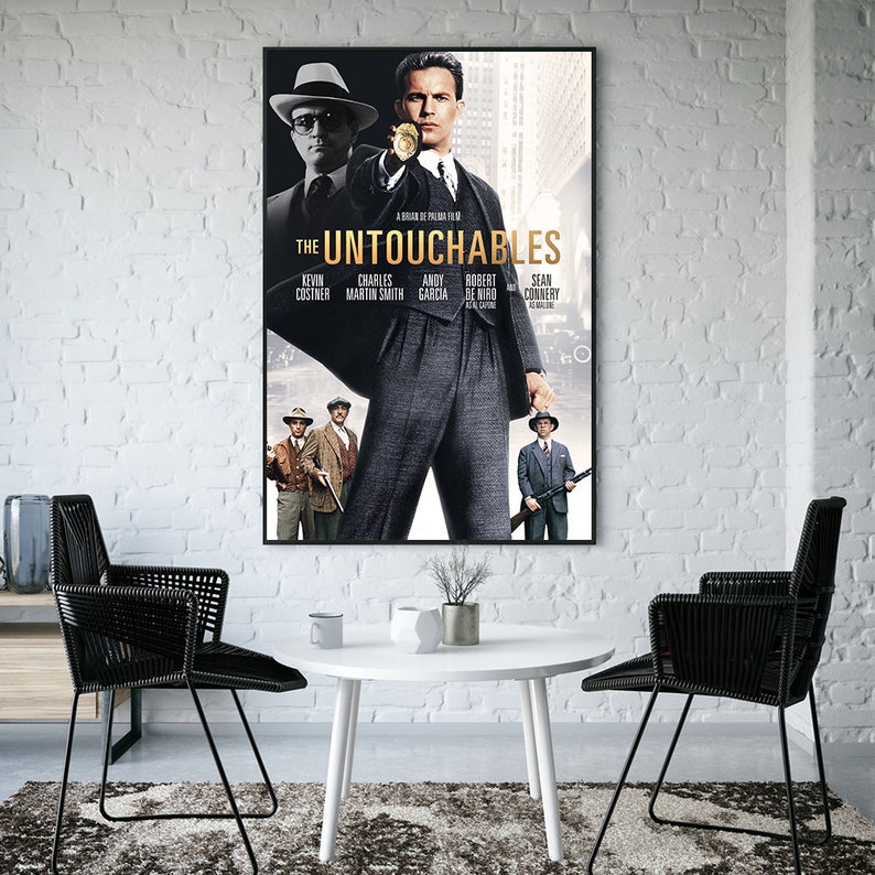 The Untouchables Movie Poster Print,canvas Wall Art,personalized Movie ...