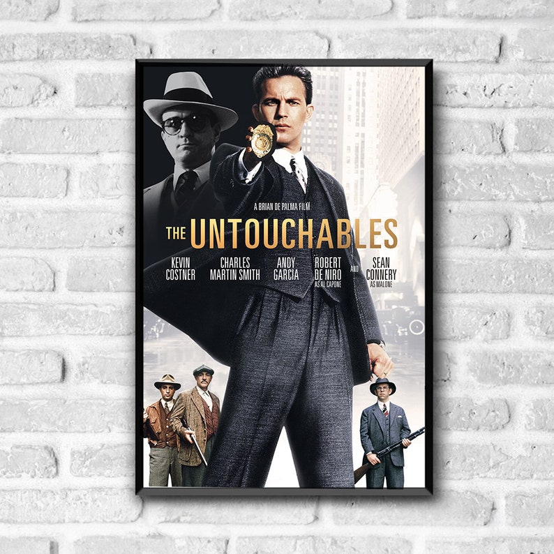 The Untouchables Movie Poster Print,canvas Wall Art,personalized Movie ...
