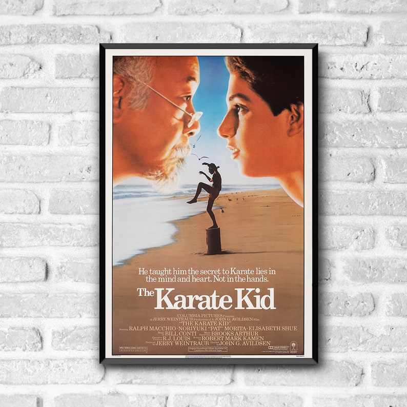 The Karate Kid 1984 Movie Poster Print,canvas Wall Art,personalized ...