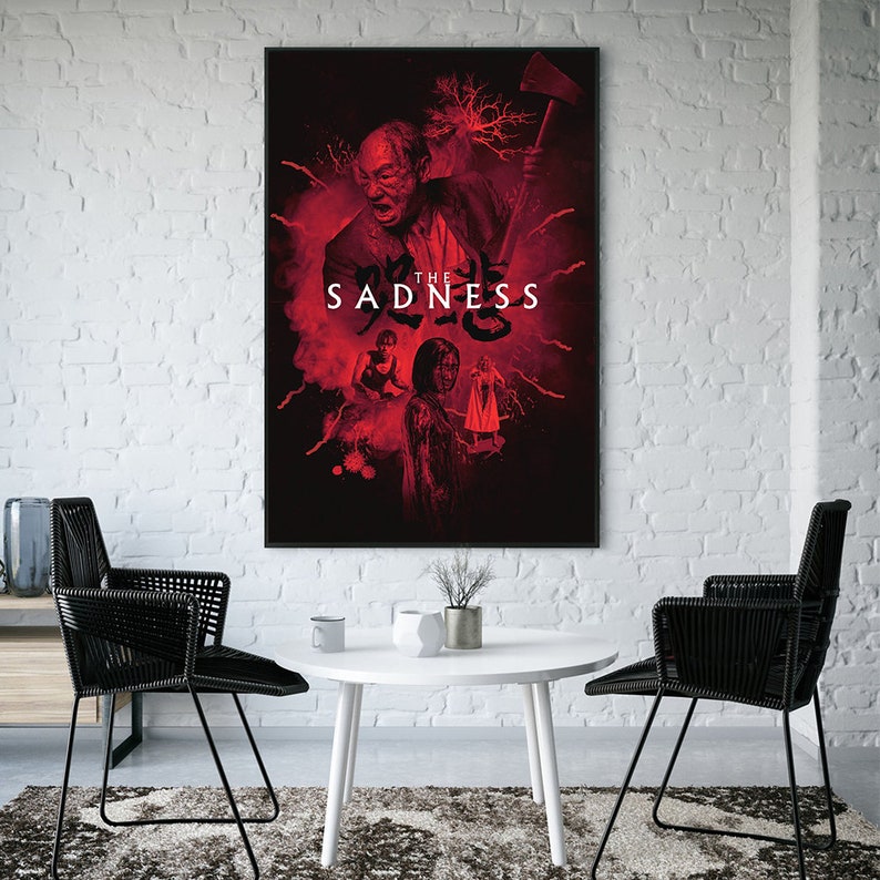 The Sadness 2021 Movie Poster Print,canvas Wall Art,personalized Movie ...
