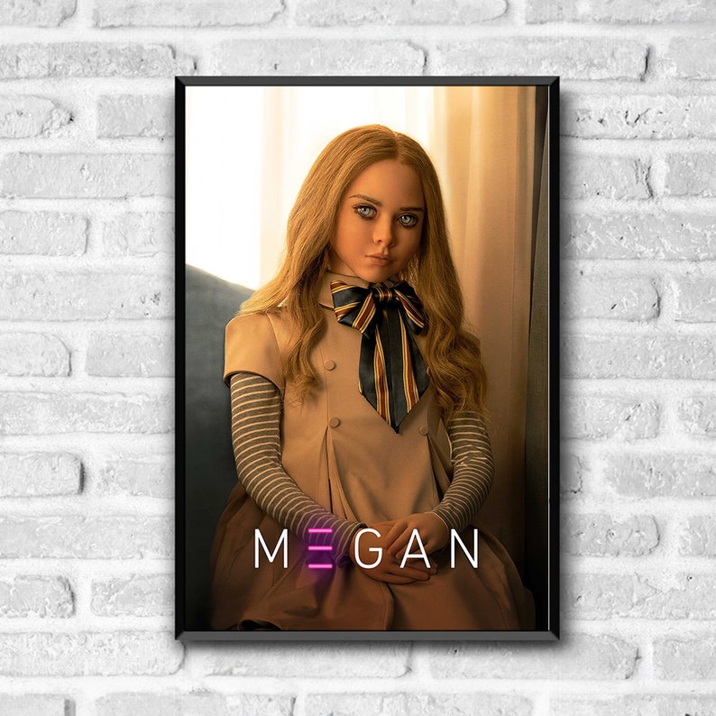 M3GAN 2022 Movie Poster Print,canvas Wall Art,personalized Movie ...