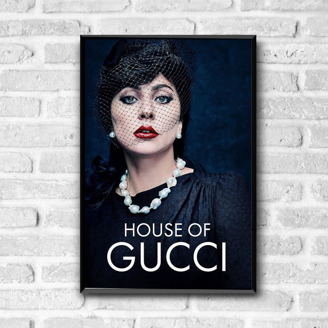 House of Gucci 2021 Movie Poster Print,canvas Wall Art,personalized ...