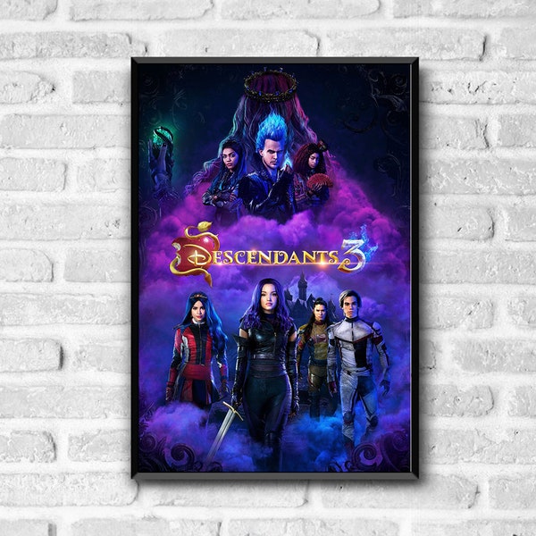 Descendants Wall Art - Etsy