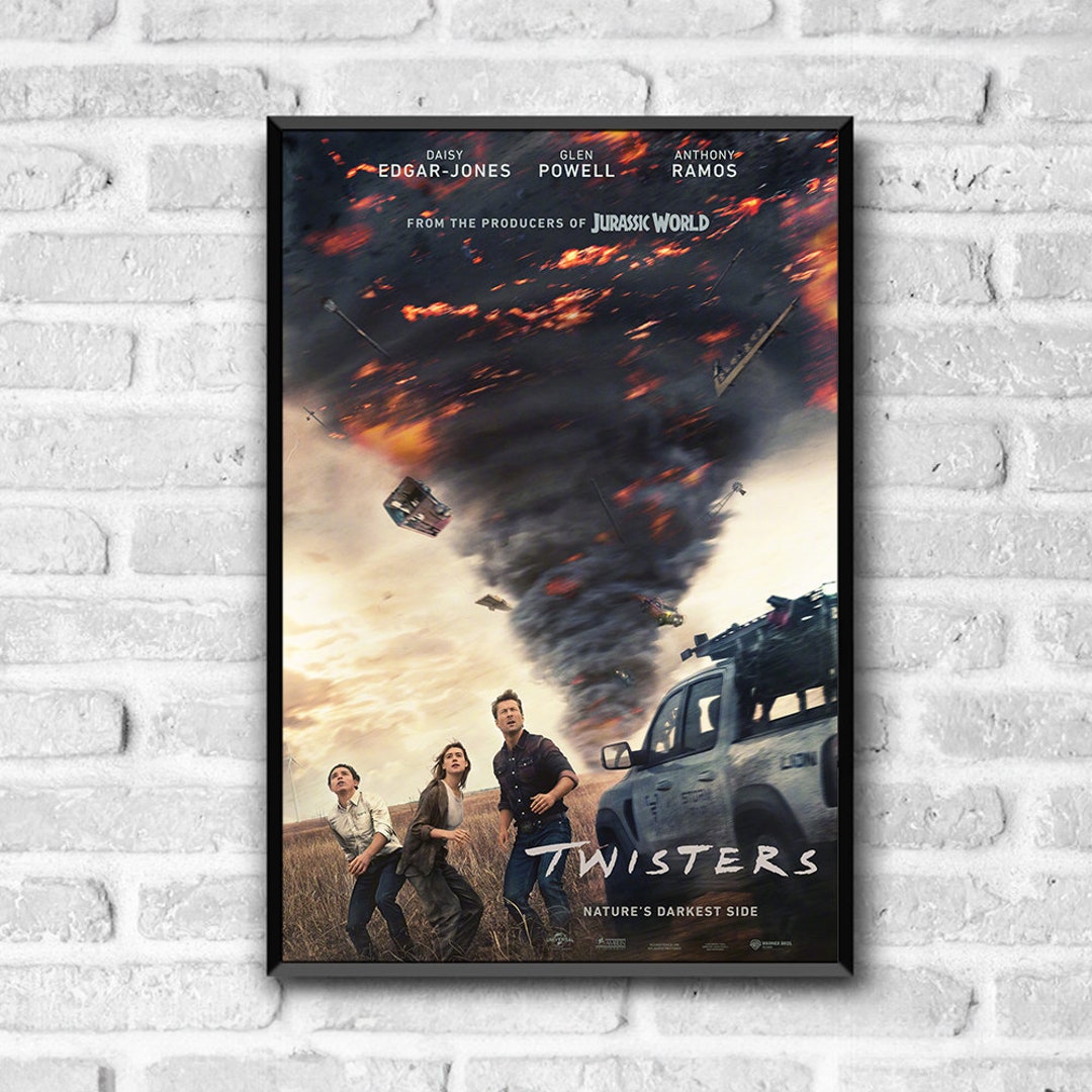 Twisters 2024 Movie Poster Print,canvas Wall Art,personalized Movie ...