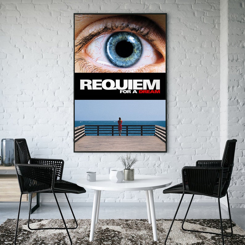 Requiem for a Dream Movie Poster Print,canvas Wall Art,personalized ...