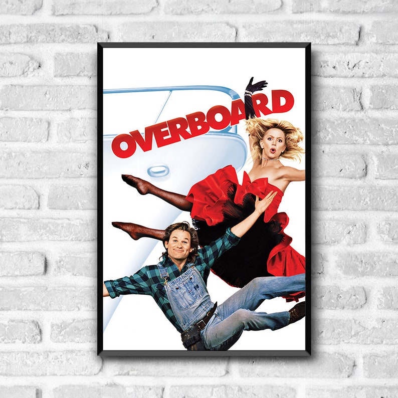 Overboard 1987 Movie Poster Print,canvas Wall Art,personalized Movie ...