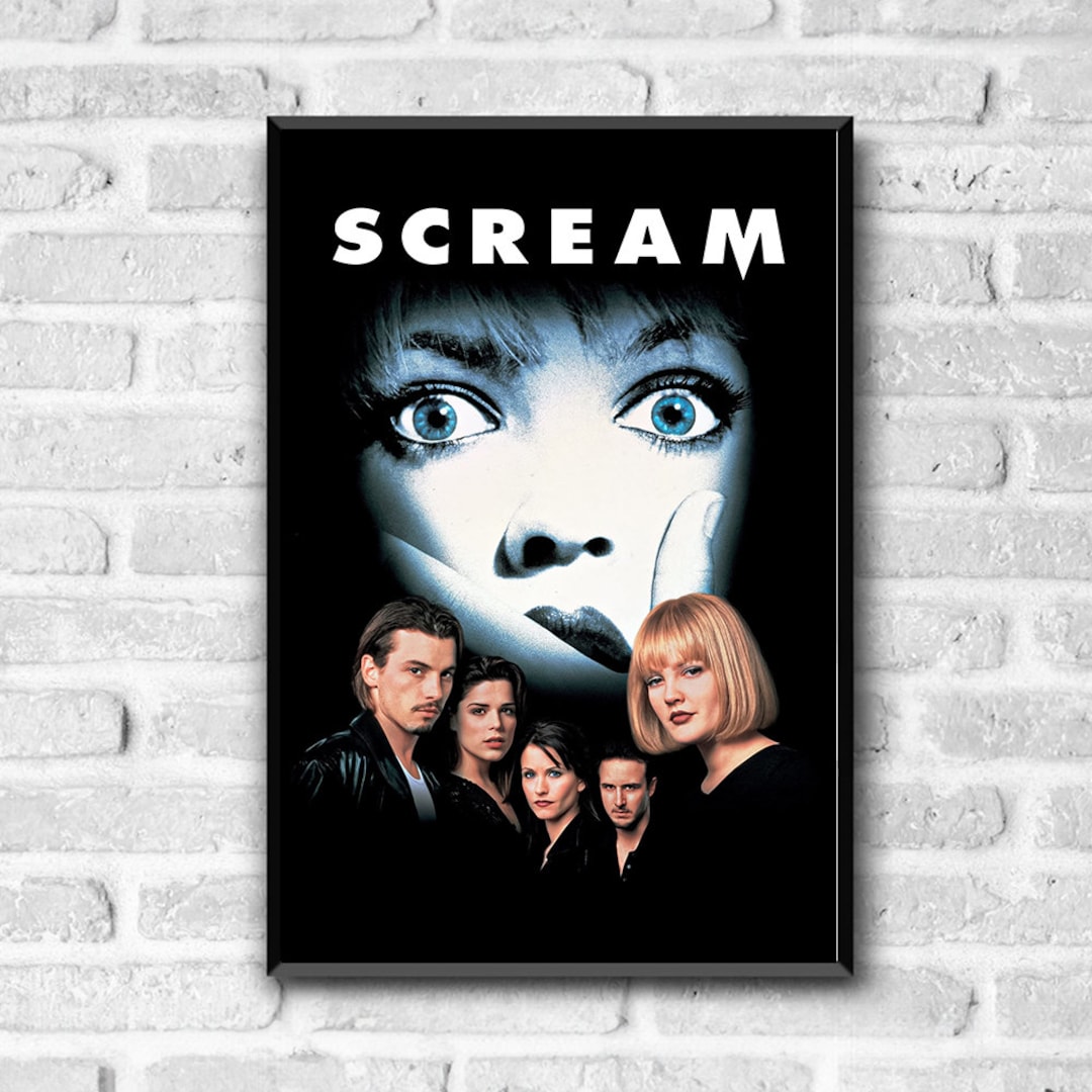 Scream 1996 Movie Poster Print,canvas Wall Art,personalized Movie ...
