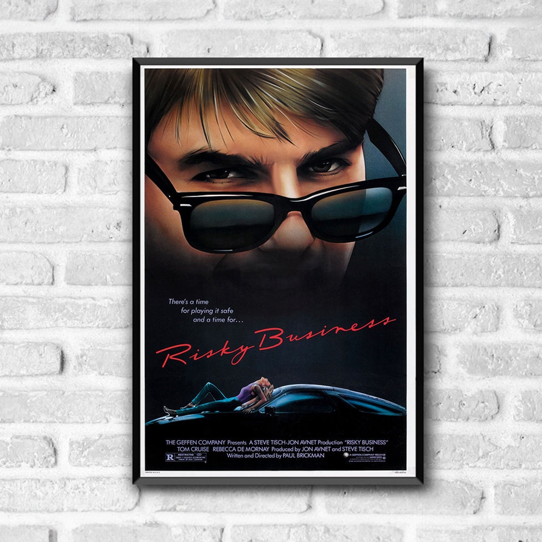 Risky Business 1983 Movie Poster Print,canvas Wall Art,personalized ...