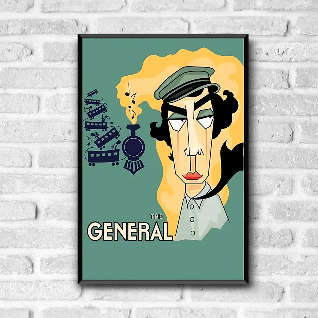 The General 1926 Movie Poster Print,canvas Wall Art,personalized Movie ...