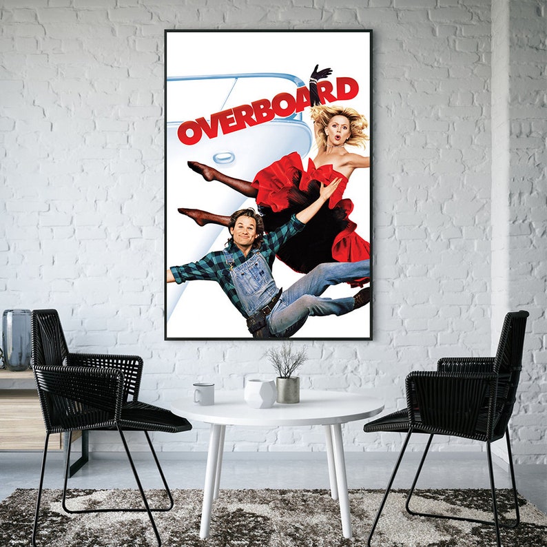 Overboard 1987 Movie Poster Print,canvas Wall Art,personalized Movie ...