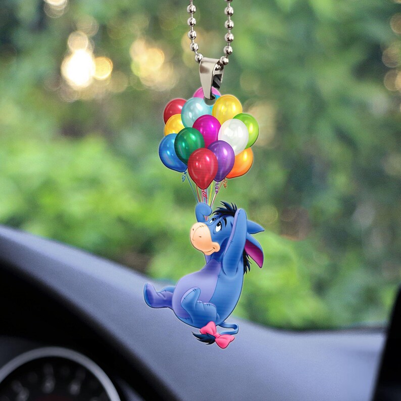 Disney Eeyore Balloon Car Ornament, Winnie the Pooh Car Hanging ...