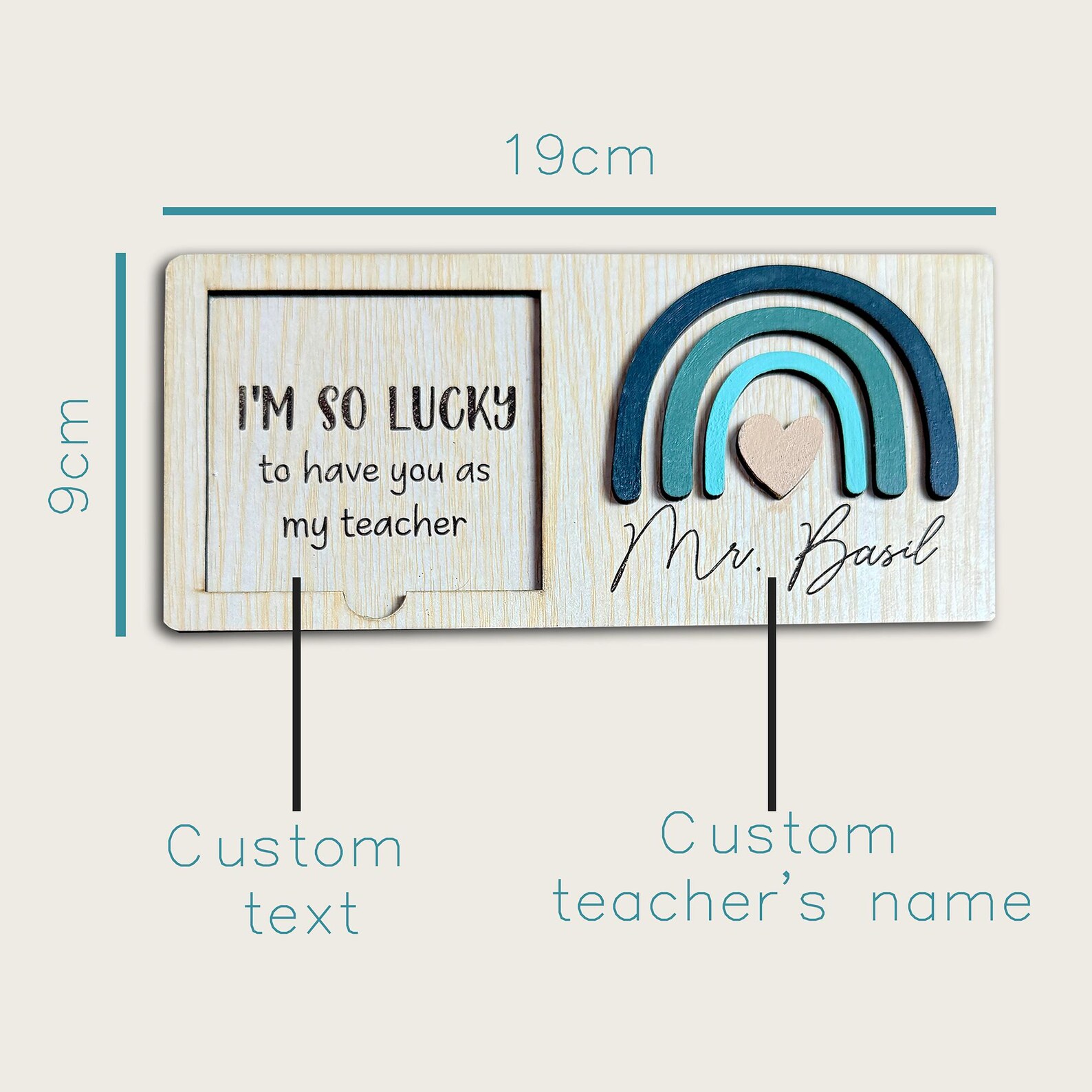 Unique Appreciation Gift for Teachers & Staff, Personalized Back to ...