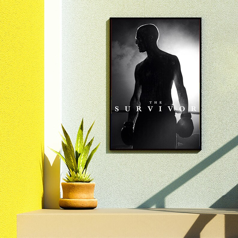 The Survivor Movie Poster, Movie Art Poster, Wall Decor, Poster for ...