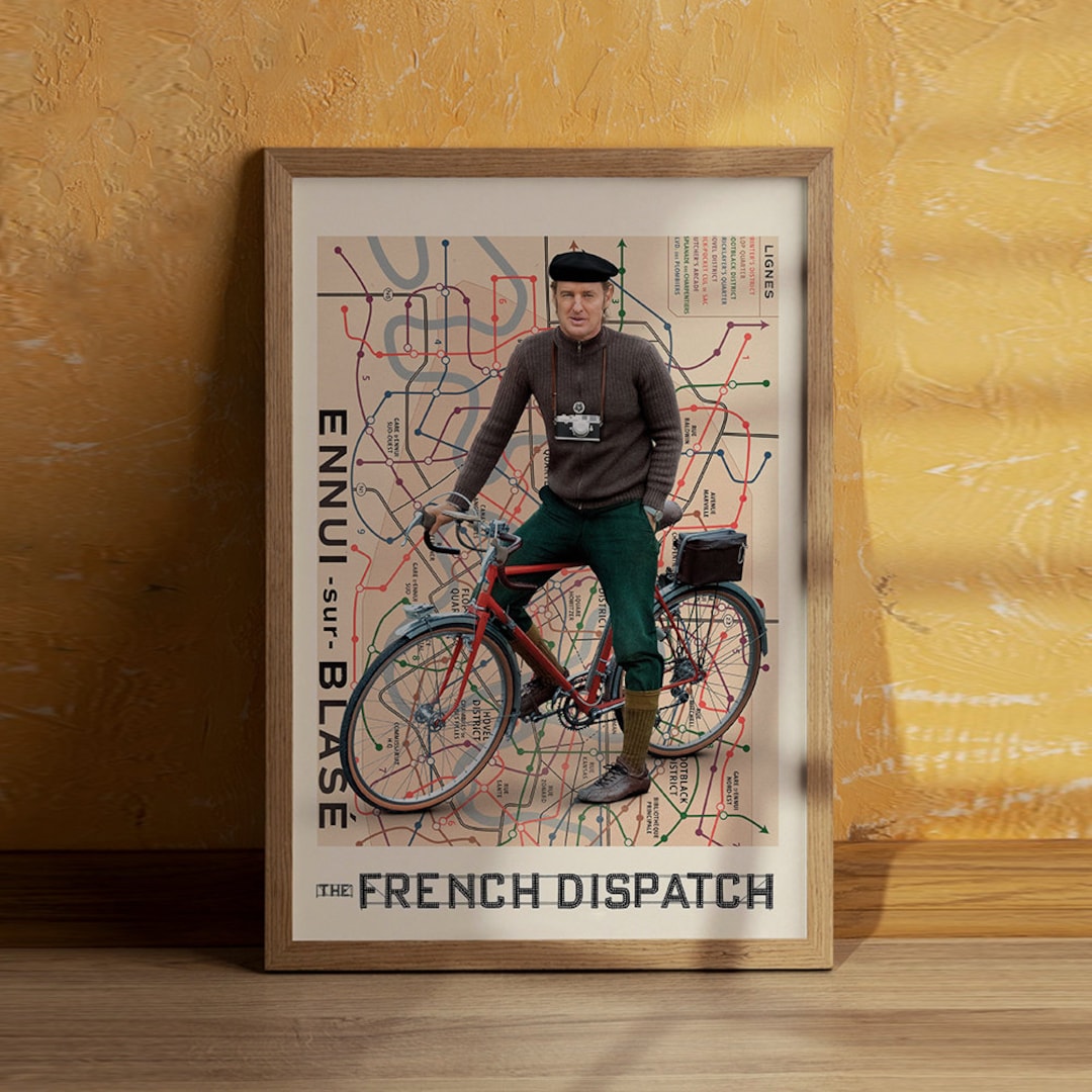 The French Dispatch Movie Poster, Minimalist Poster, Wall Art Decor ...