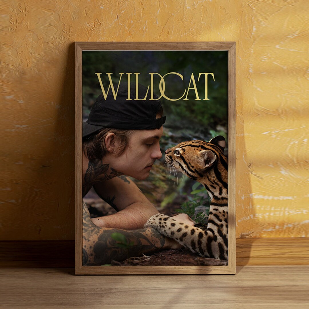 Wildcat Movie Poster, Minimalist Poster, Wall Art Decor, Film Poster ...