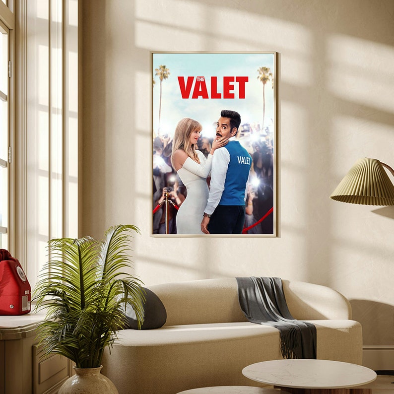 The Valet Movie Poster, Minimalist Poster, Wall Art Decor, Film Poster ...