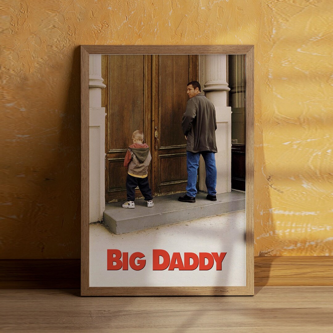 Big Daddy Movie Poster, Minimalist Poster, Wall Art Decor, Film Poster ...